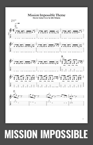 Mission Impossible Guitar Tabs